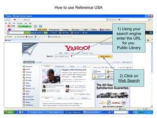 How To Use Reference Usa | PPT