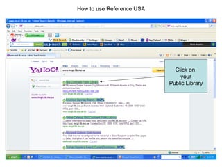 How To Use Reference Usa | PPT
