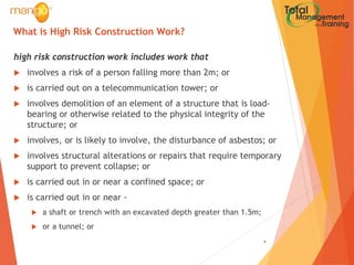 How to use safe work method statements webinar | PDF