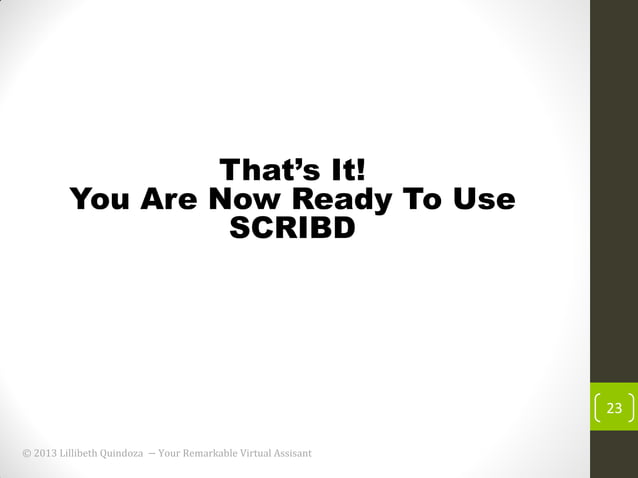 How to use Scribd | PDF | Internet | Computing