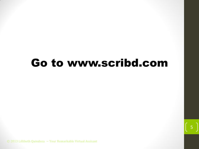 How to use Scribd | PDF | Internet | Computing