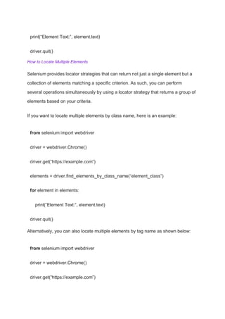 How to use selenium locators effectively for web automation.pdf