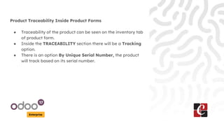 How to Use Serial Numbers to Track Products in Odoo 17 Inventory | PPTX