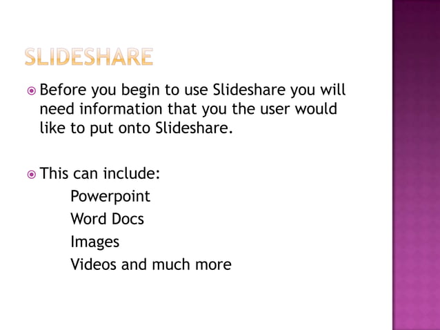 How to use slideshare | PPTX