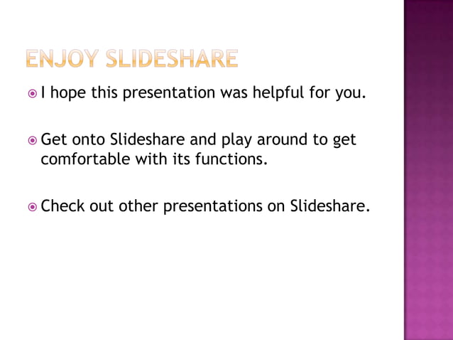 How to use slideshare | PPTX