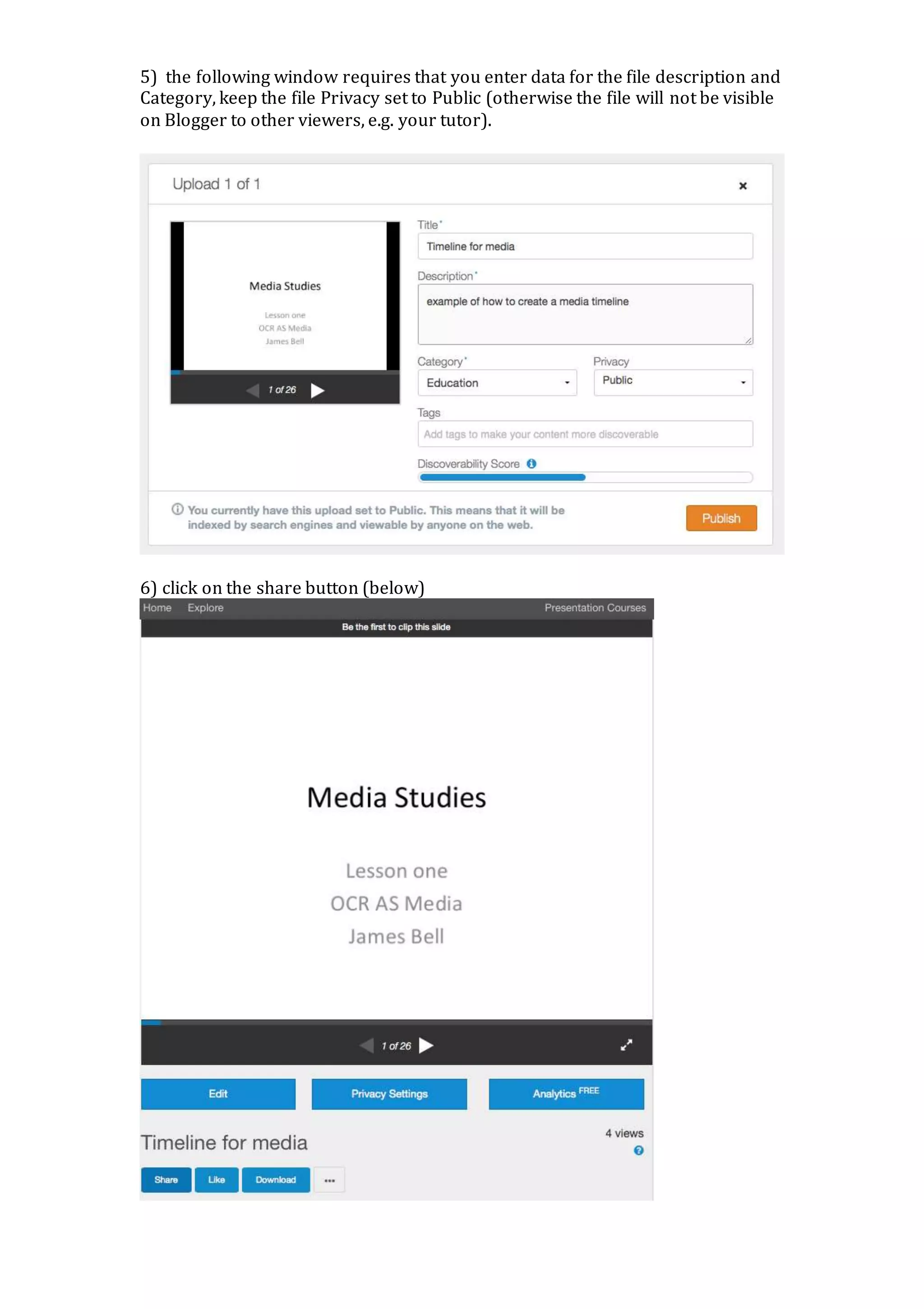 How to use slideshare | DOCX