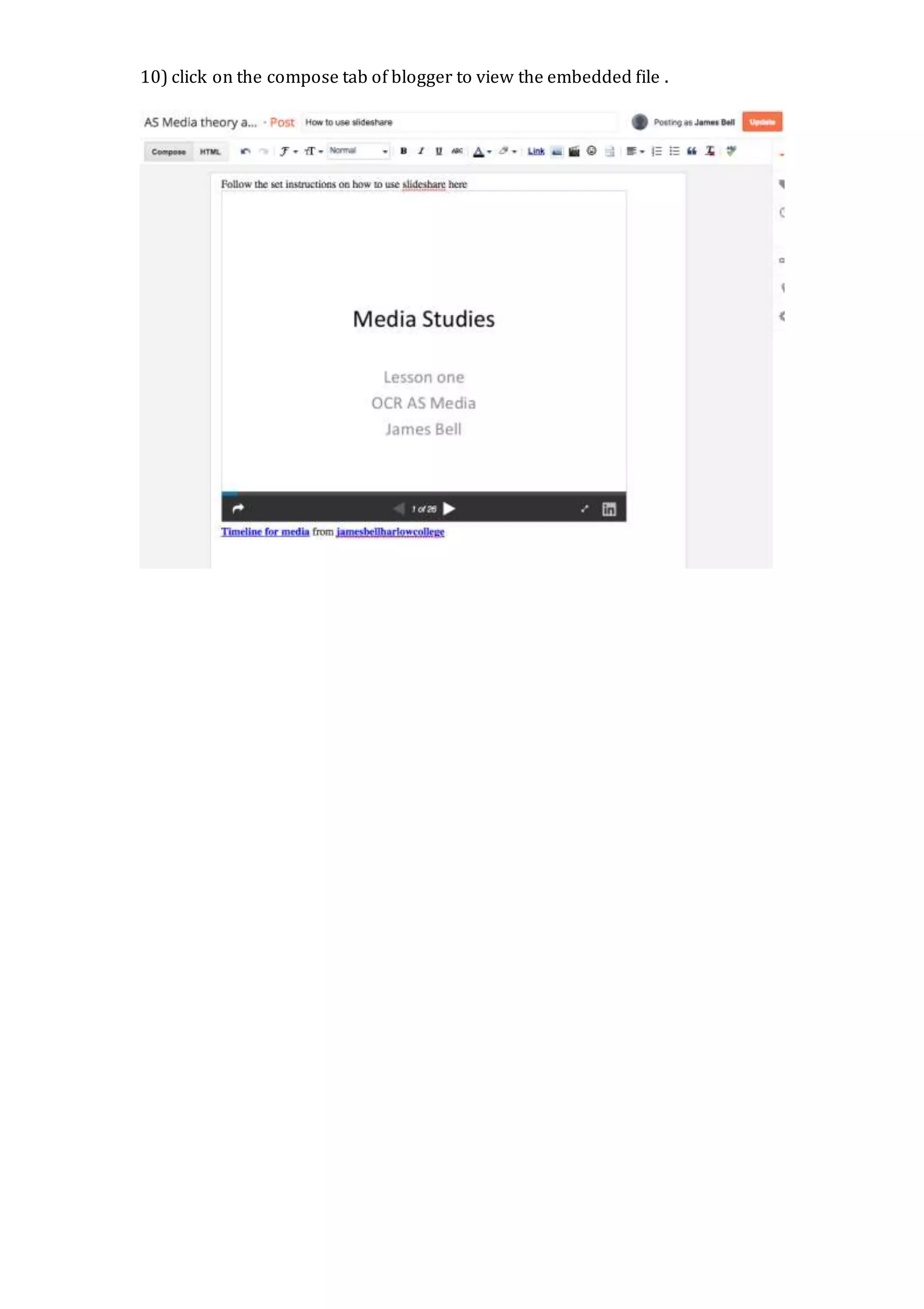 How to use slideshare | DOCX