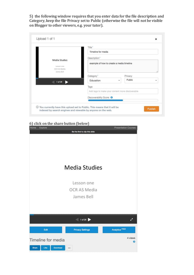 How to use slideshare | PDF
