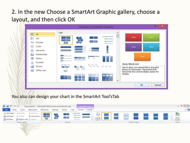 How to use SmartArt | PPT