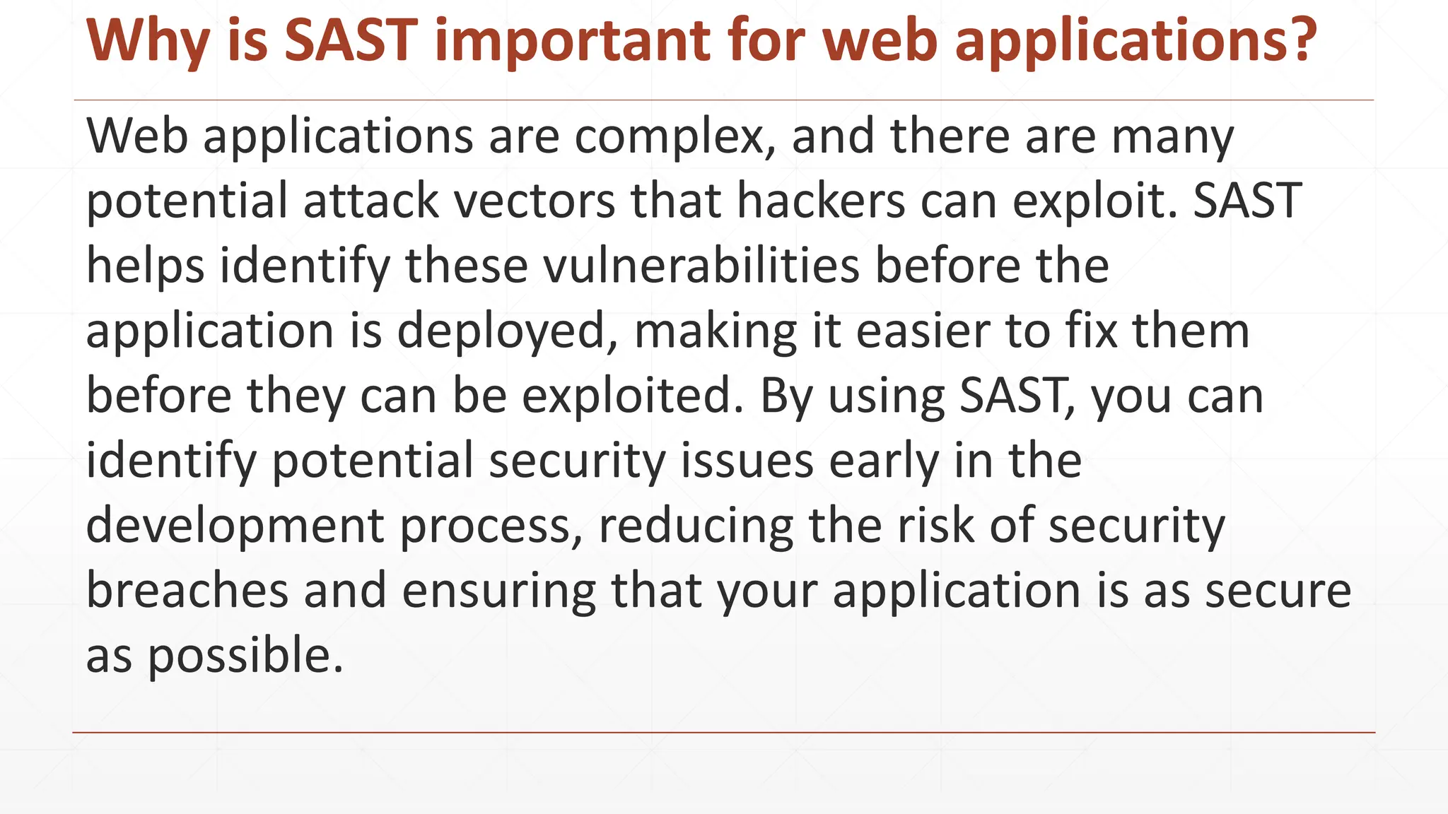 How to Use Static Application Security Testing for Web Applications.pptx