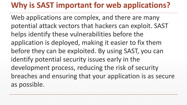 How to Use Static Application Security Testing for Web Applications.pptx