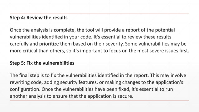 How to Use Static Application Security Testing for Web Applications.pptx