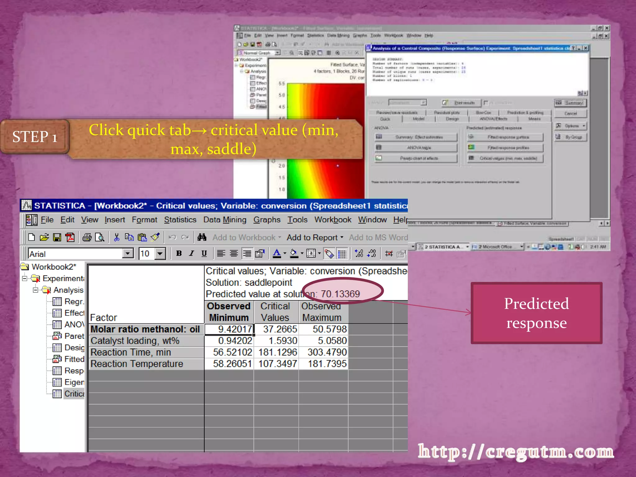 How to use statistica for rsm study | PPTX | Business Accounting ...
