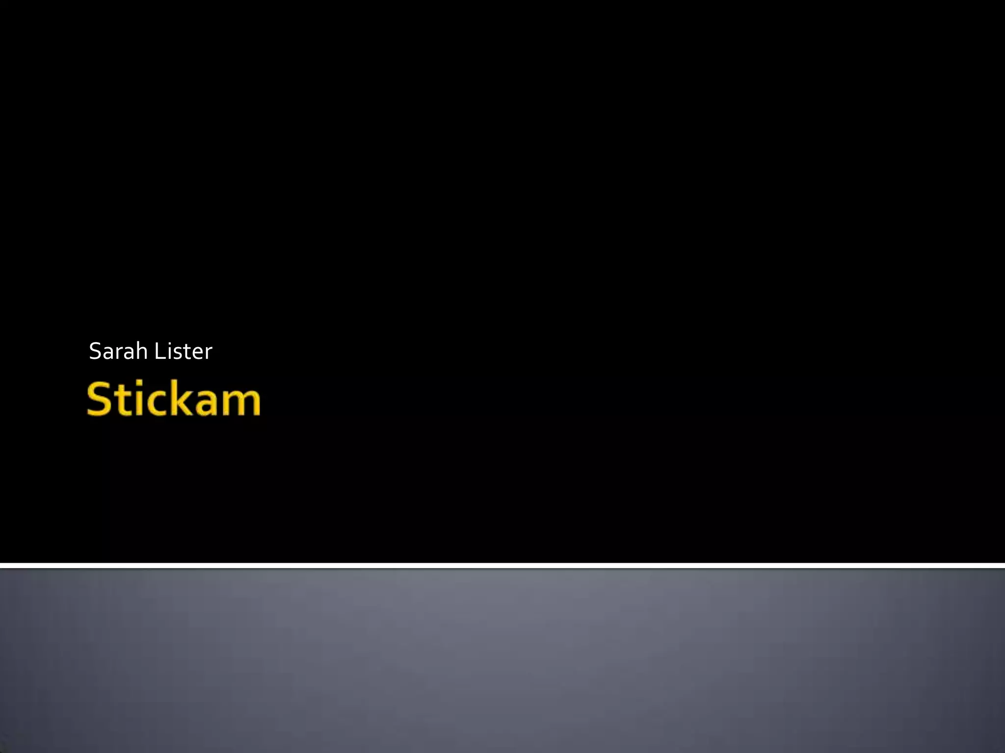 How to use Stickam | PPTX | Social Networking | Internet