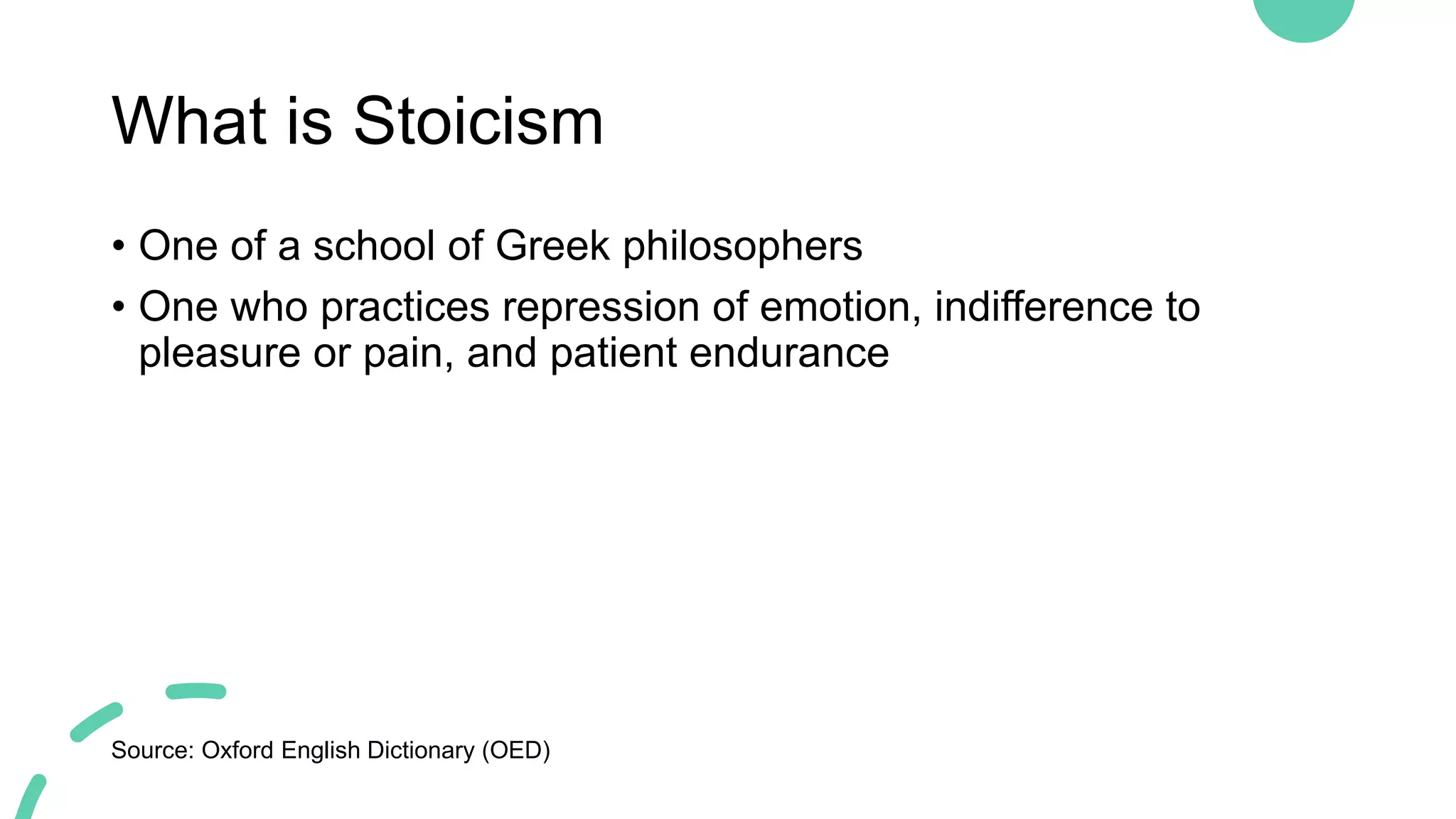 How to use stoicism principles for managing change | PPTX