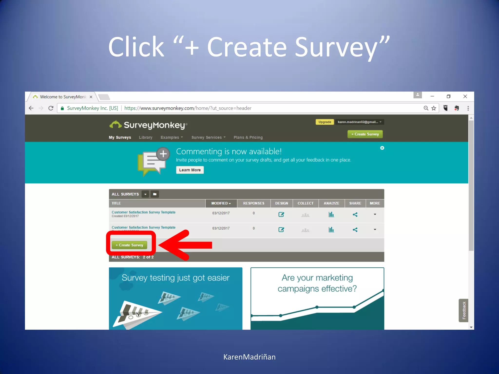 How to use survey monkey | PPT