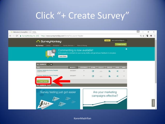 How to use survey monkey | PPT