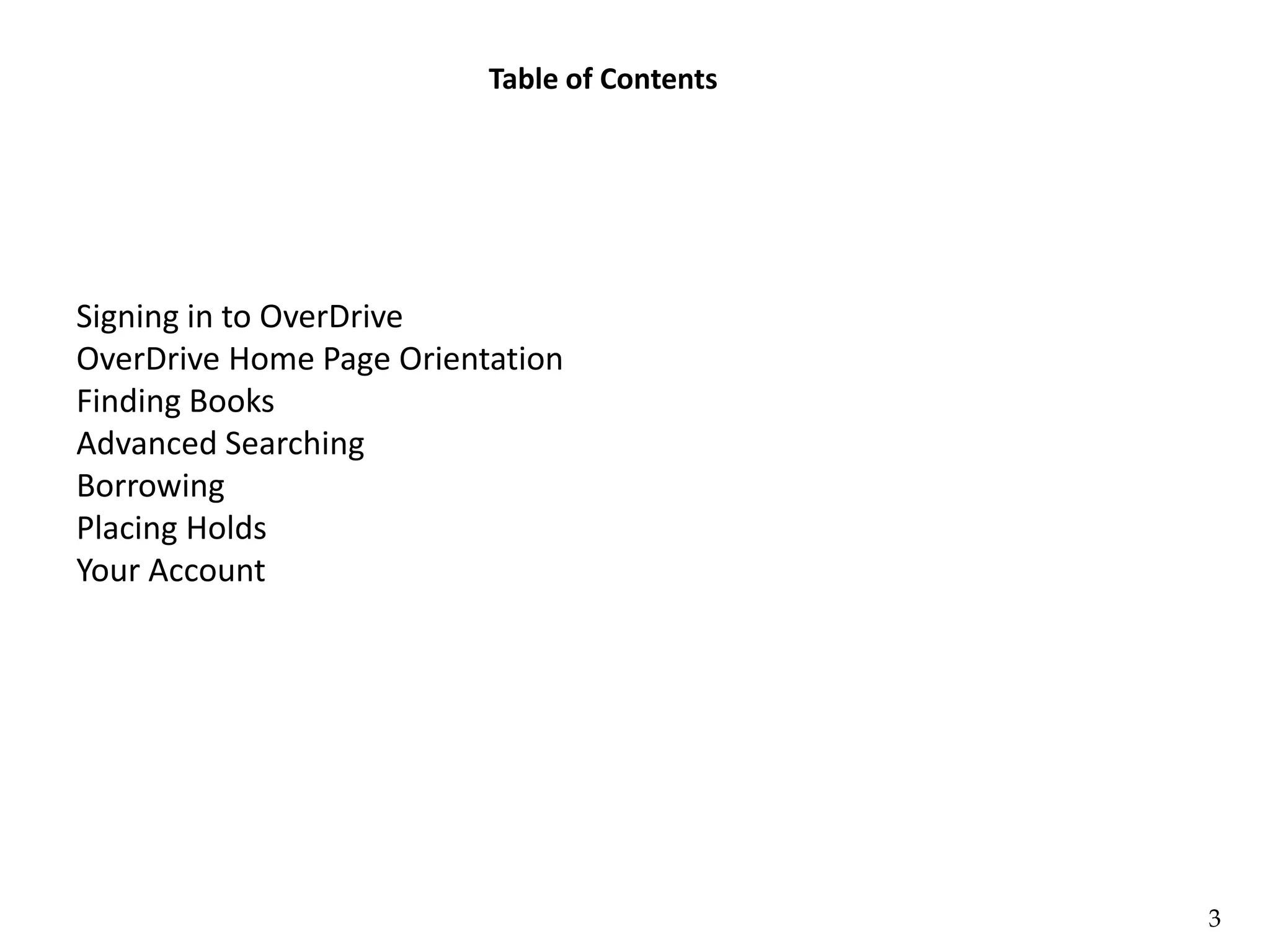 How to use the Overdrive Website (TEST UPLOAD) | PPT