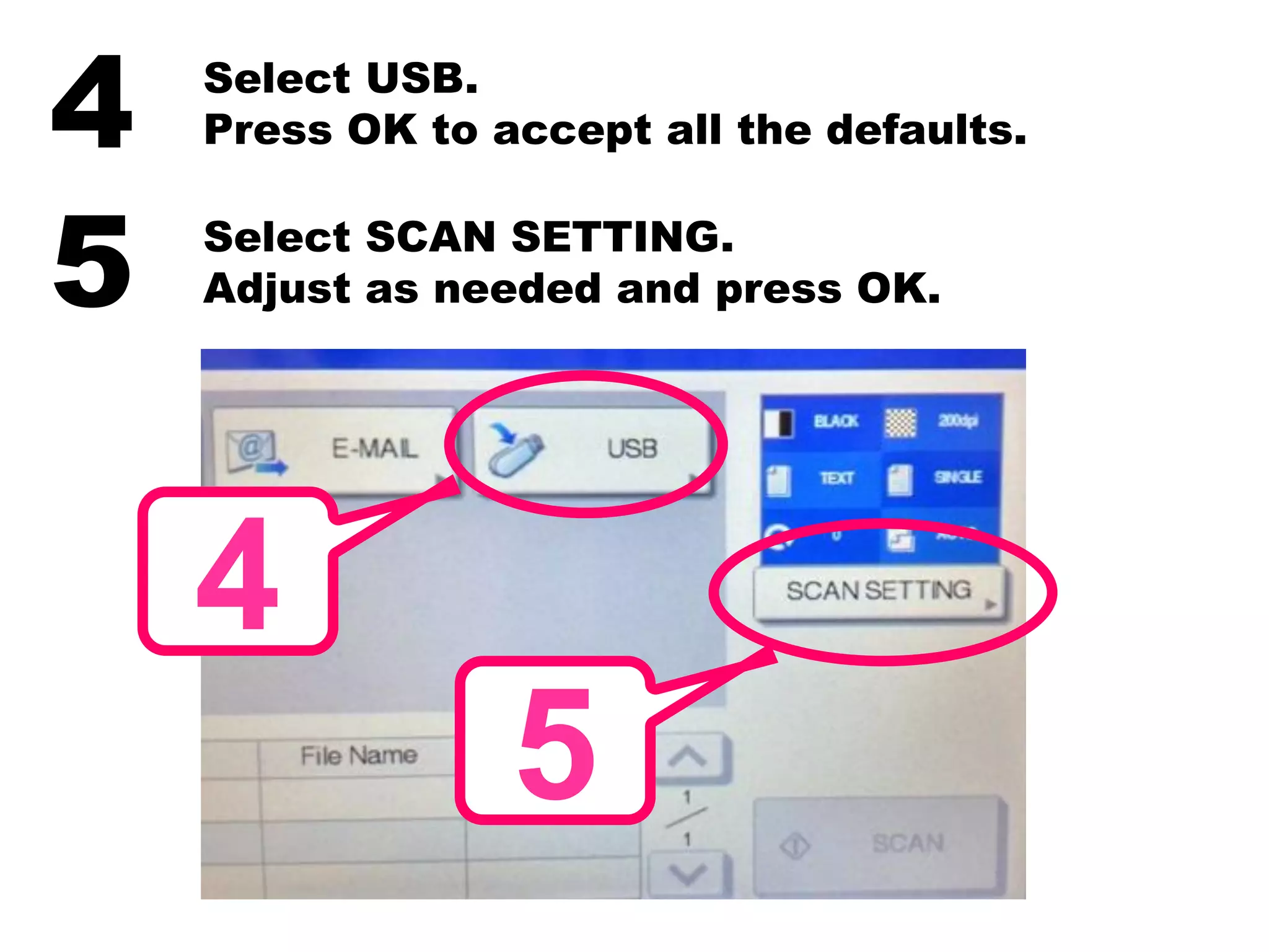 How to Use the Copier to Scan (Toshiba eStudio 523) | PPT