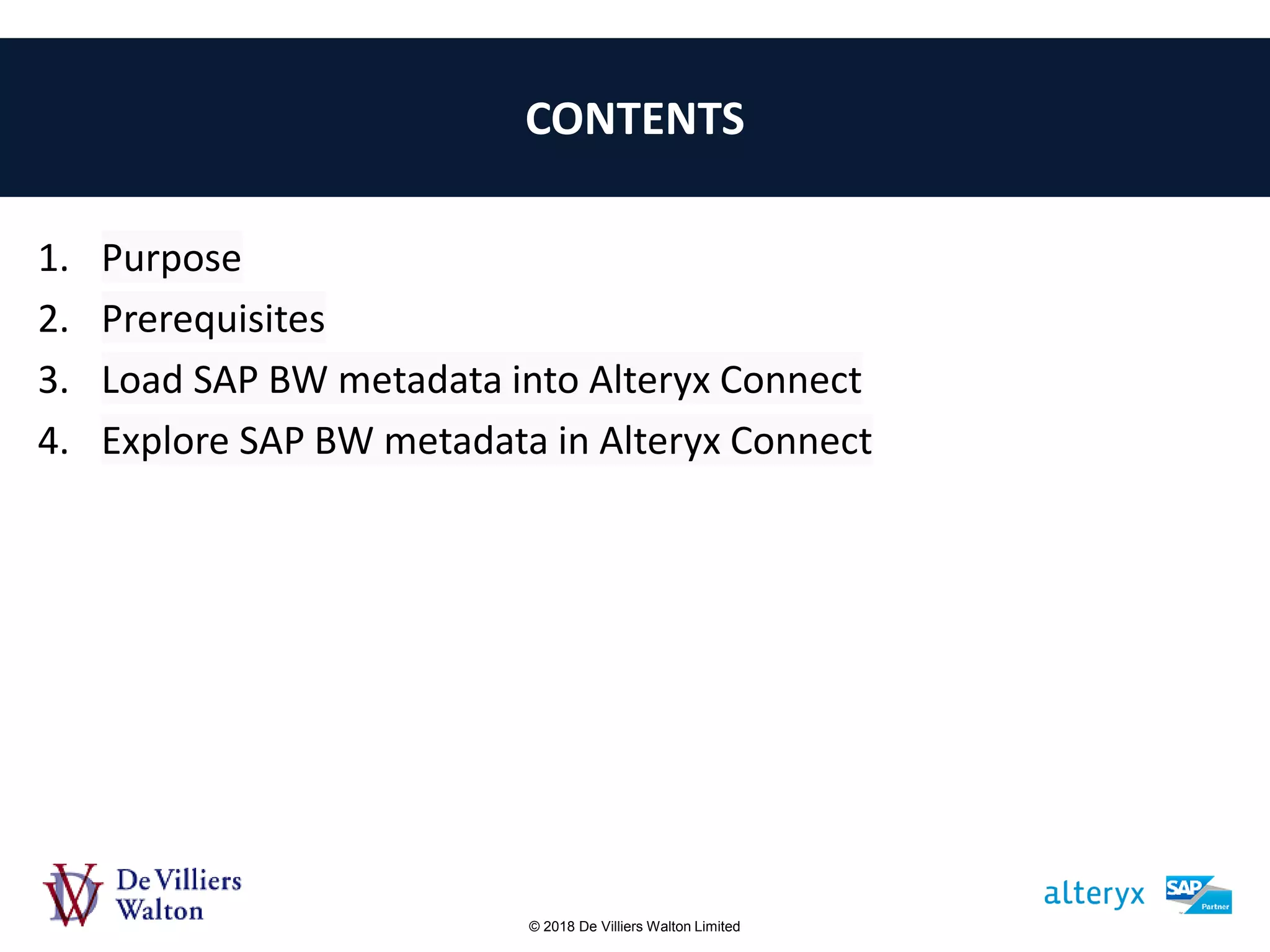 How to use the SAP Connector for Alteryx Connect | PDF