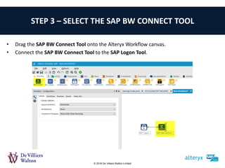 How to use the SAP Connector for Alteryx Connect | PDF
