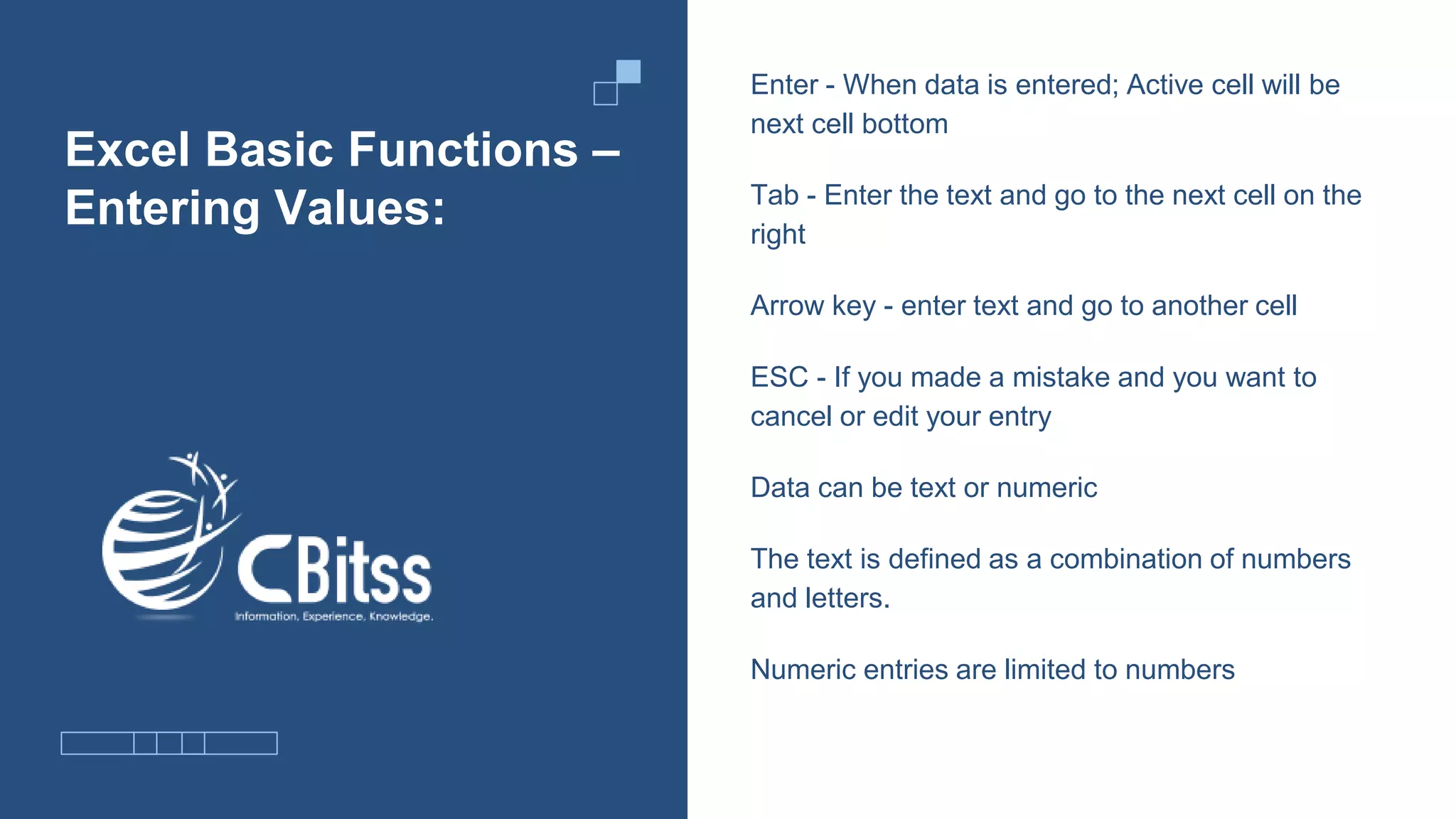 How To Use The Excel Basic Functions Ppt