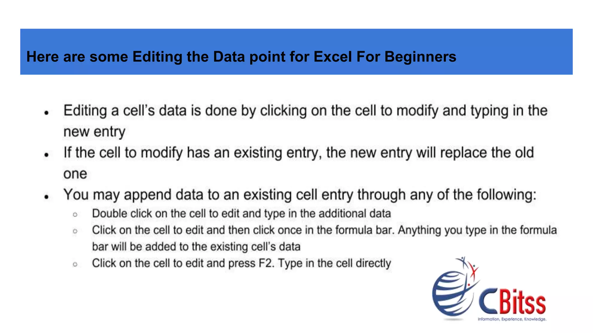 How to use the excel basic functions | PPT