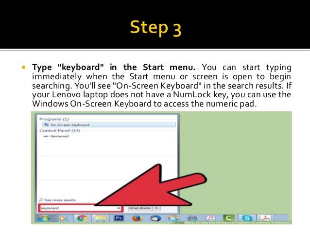 How to Use the NumLock Feature on Lenovo Thinkpads?