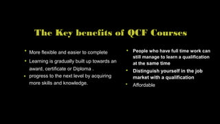 How to use QCF Courses to make progress in your career | PPT ...