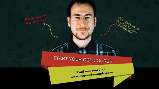 How to use QCF Courses to make progress in your career | PPT