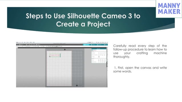 How to Use the Silhouette Cameo 3 || Manny Maker | PPT