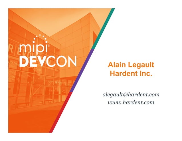 Mipi Devcon 2016 How To Use The Vesa Display Stream Compression Dsc Standard To Create Higher