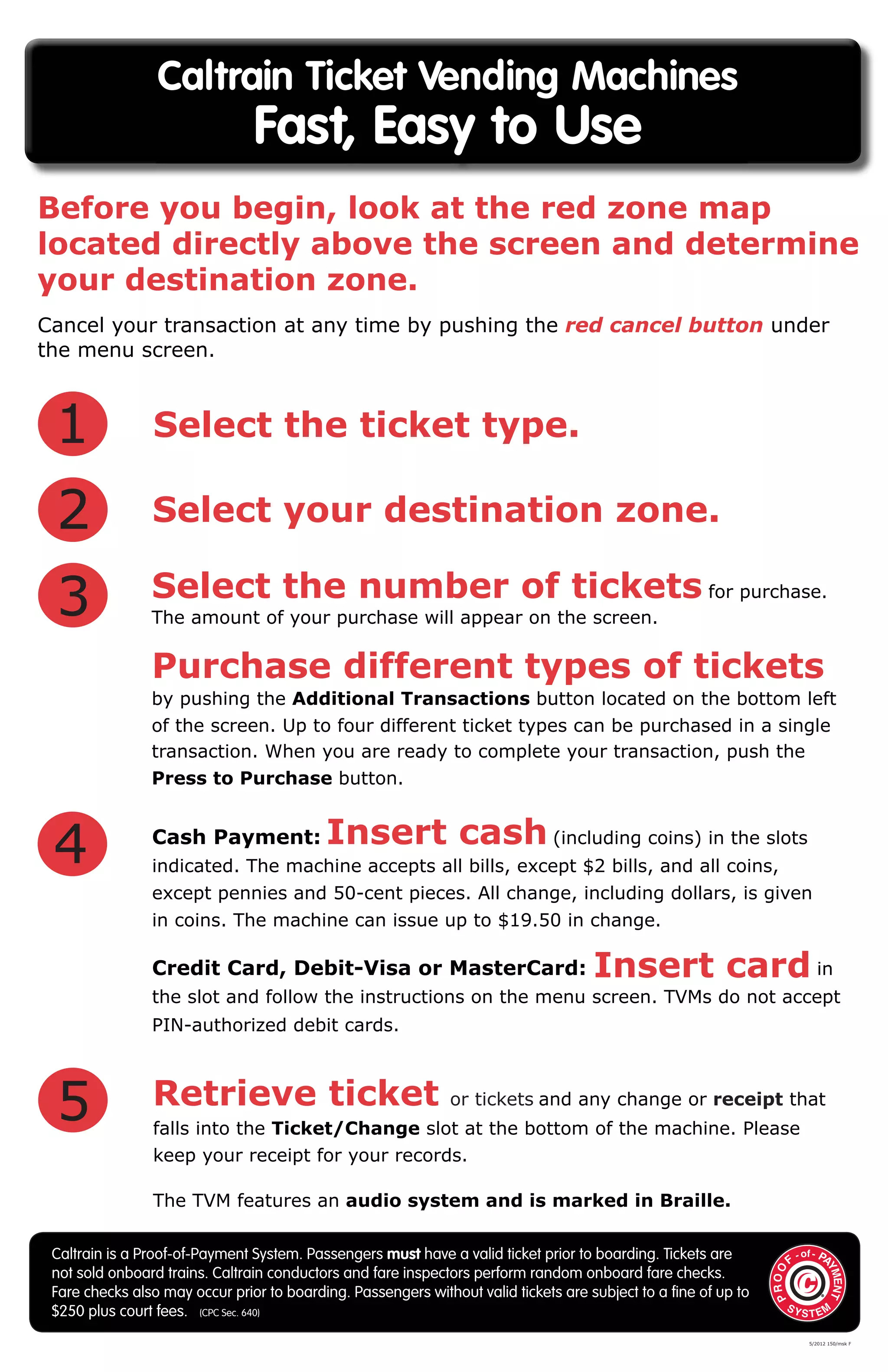 How to use ticket vending machine | PDF