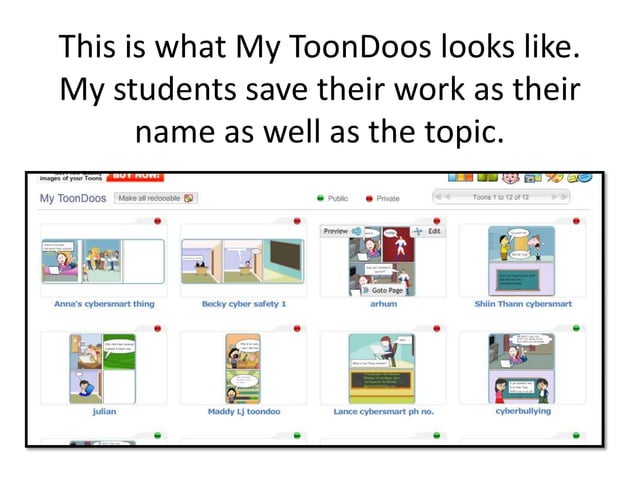 ToonDoo - how to use this exciting cartoon creator in your classroom | PPTX