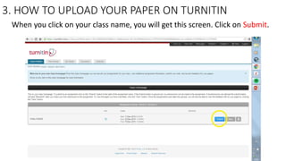 How to use turnitin | PPTX