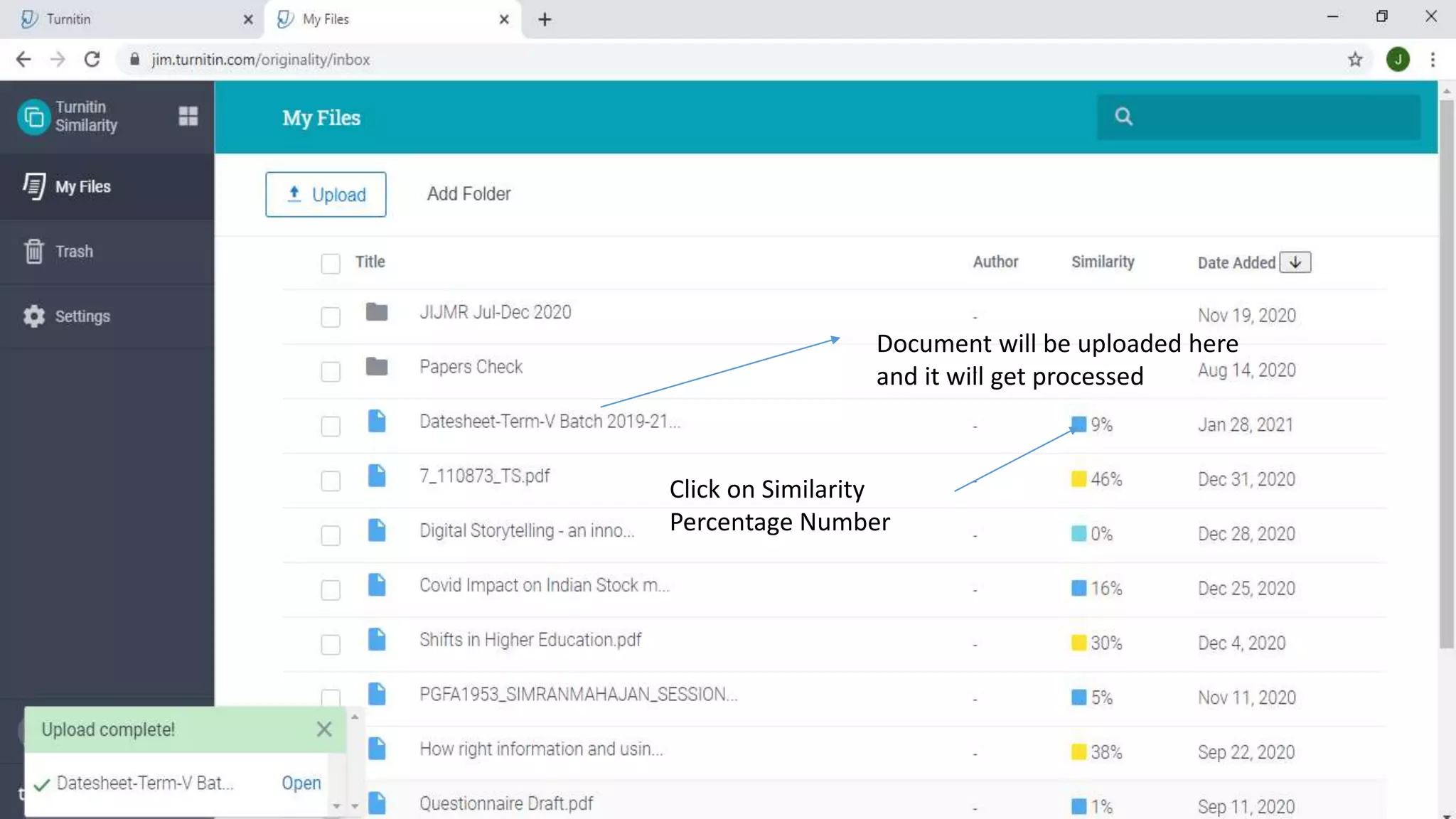 How To Use Turnitin Similarity Ppt