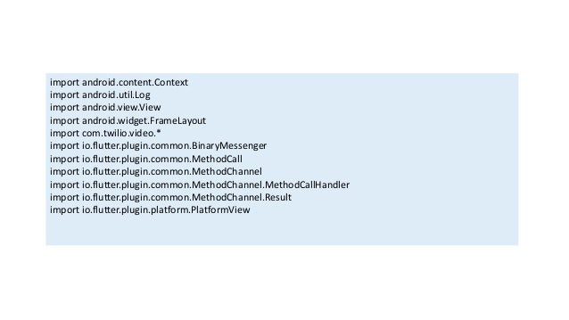 How to Use Twilio Video Plugin for Android with Flutter.pptx