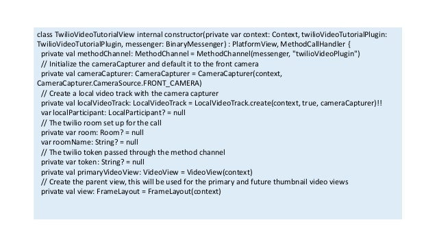 How to Use Twilio Video Plugin for Android with Flutter.pptx