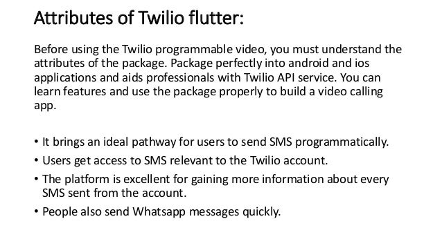 How to Use Twilio Video Plugin for Android with Flutter.pptx