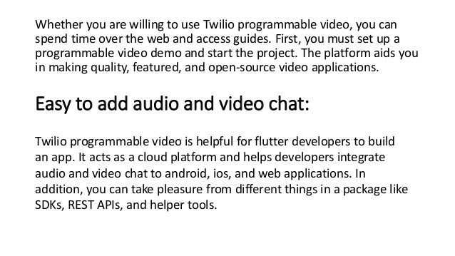 How to Use Twilio Video Plugin for Android with Flutter.pptx