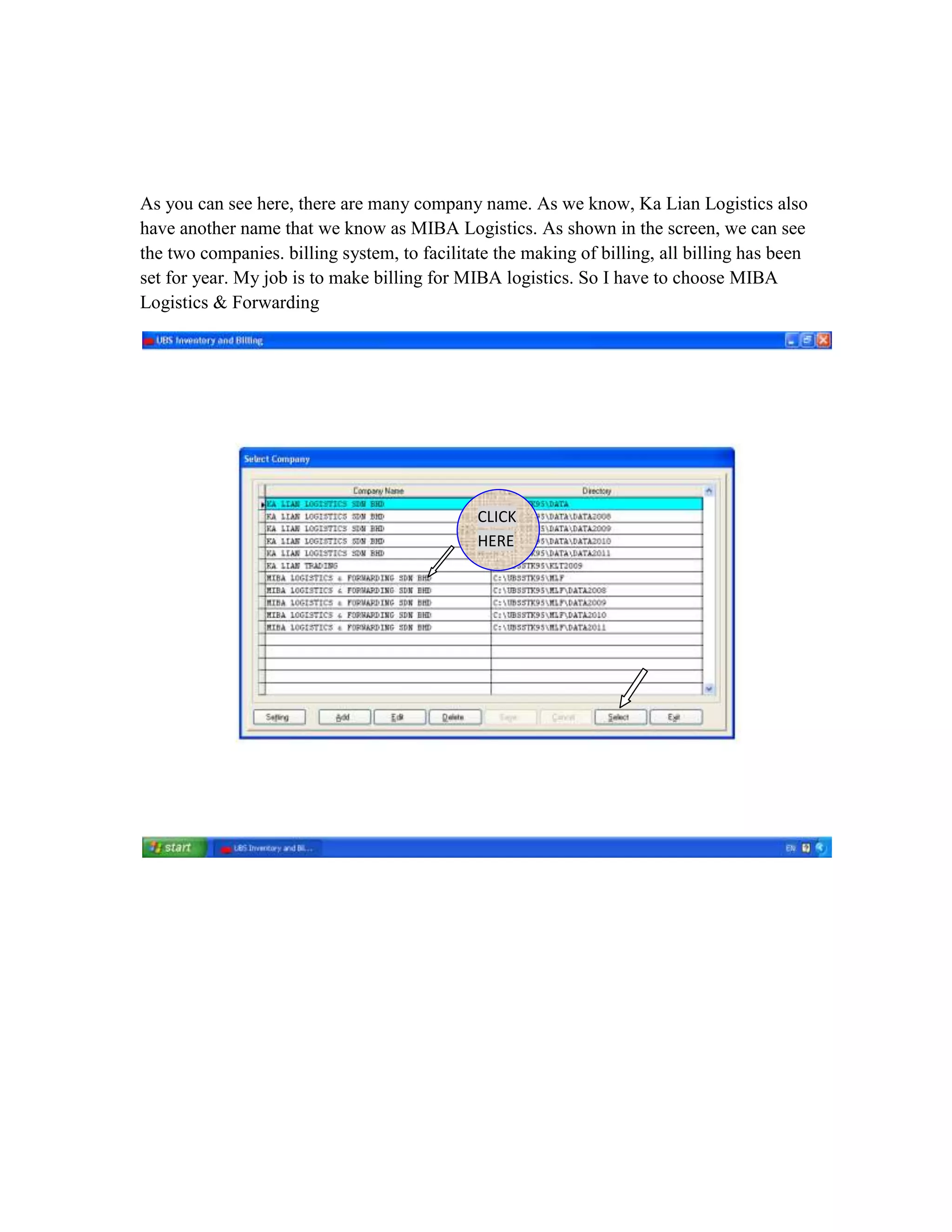 How to use ubs system for billing | DOCX