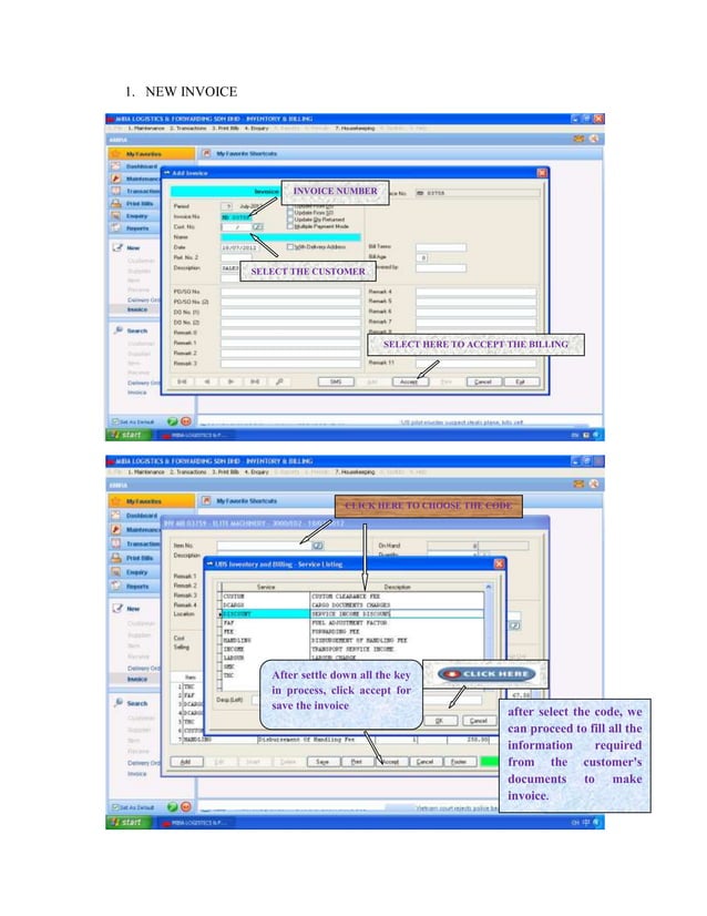 How to use ubs system for billing | DOCX