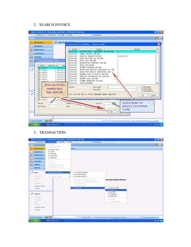How to use ubs system for billing | DOCX
