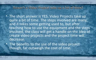 How To Use Video Projects | PPT