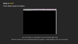 How to use vim | PPT