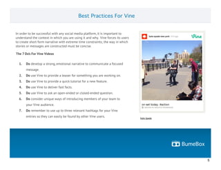 Psychology Of Vine: How To Create Videos That Drive Engagement | PPT