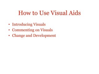 How to use visual aids | PPTX