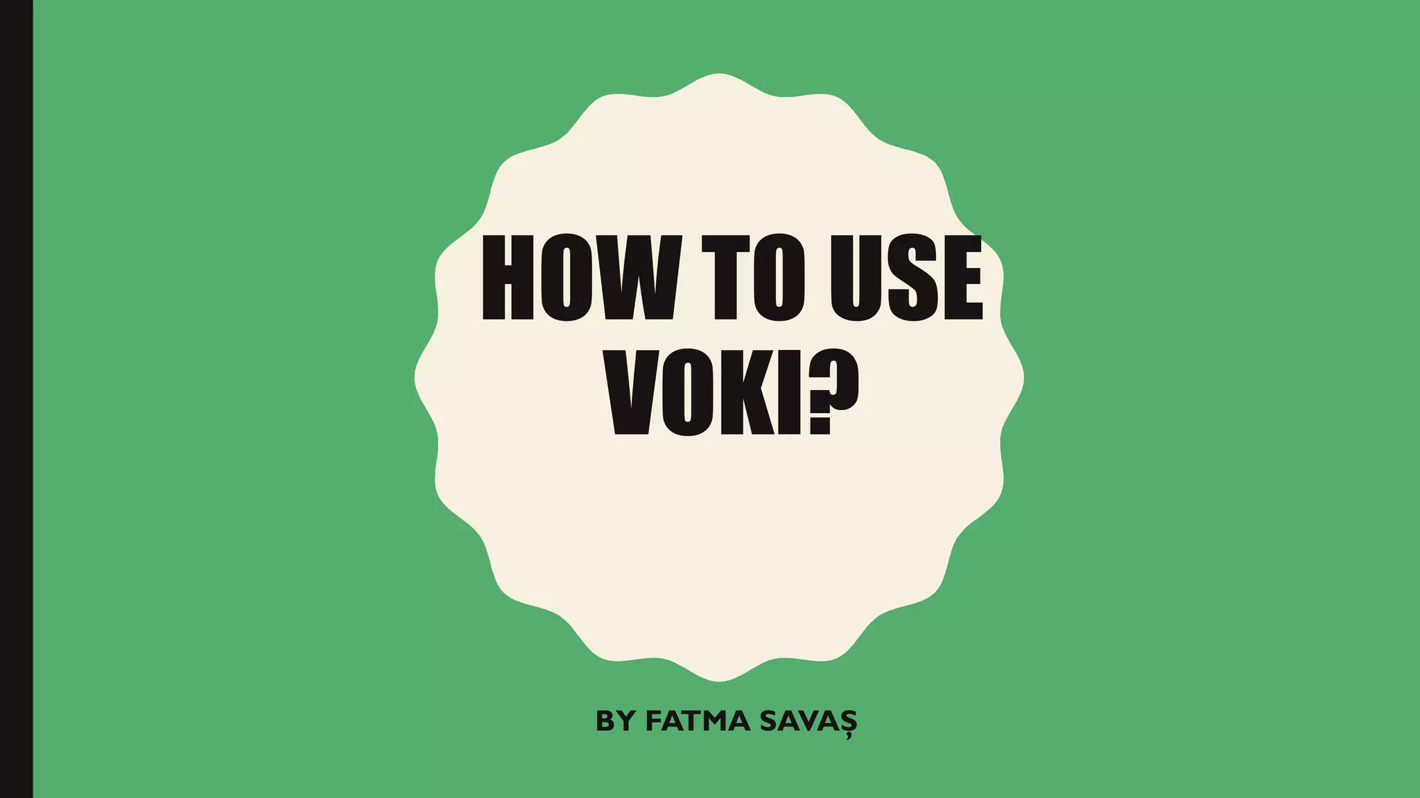 How to use voki | PPT | Technology & Computing