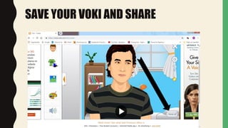 How to use voki | PPT | Technology & Computing