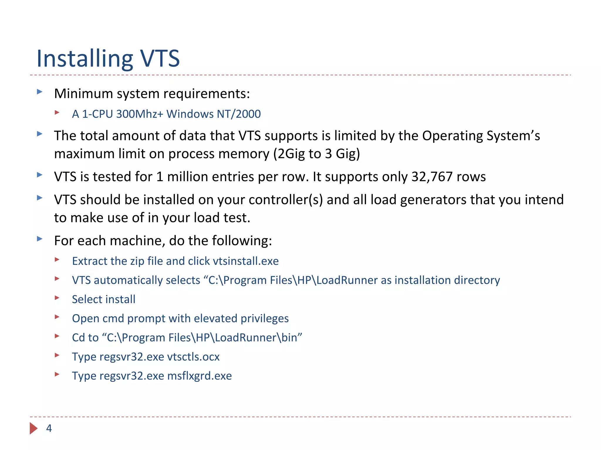 How to use VTS with loadrunner | PPT